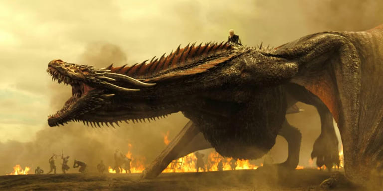 10 largest dragons in the Game of Thrones franchise