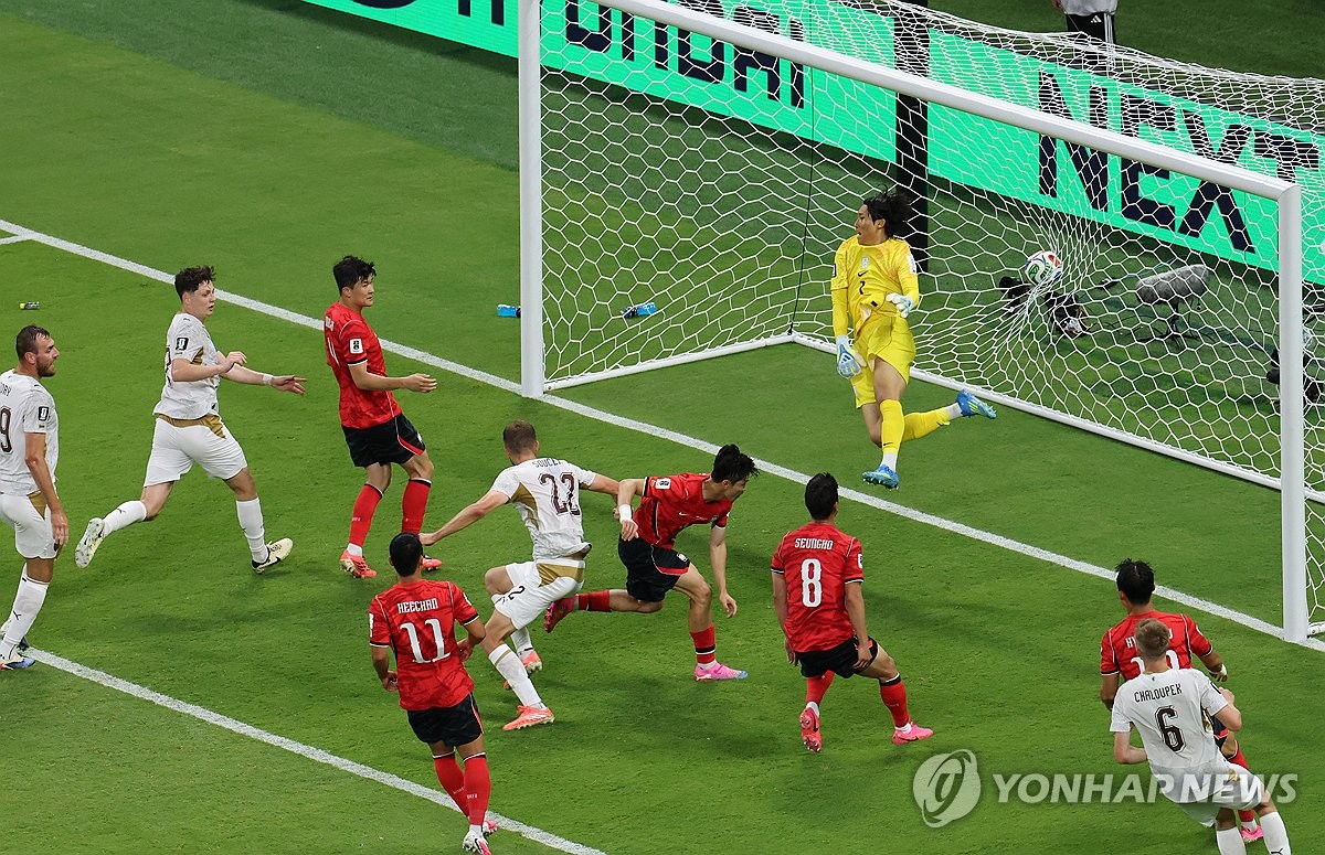 S. Korea beat Czechia 2-1 in World Cup match