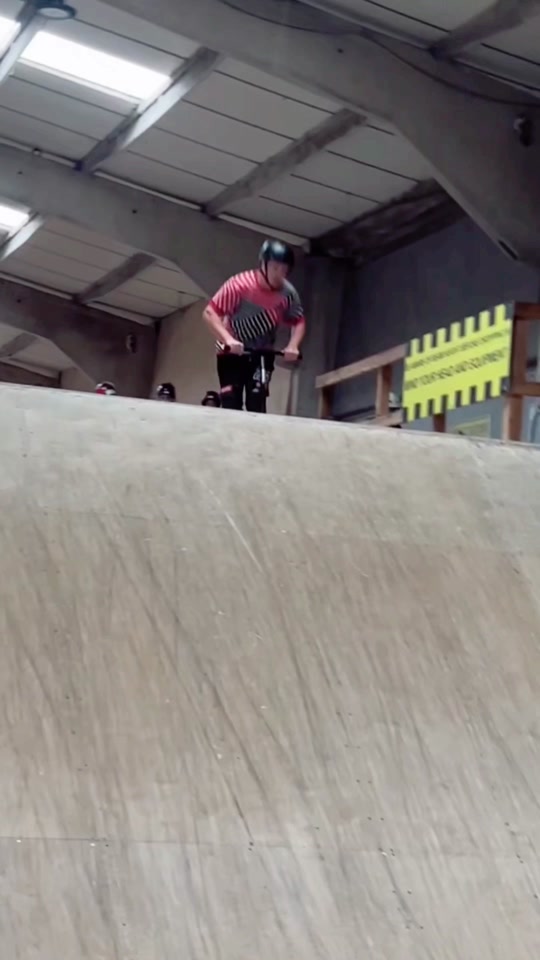 Scooter trick landed on second try