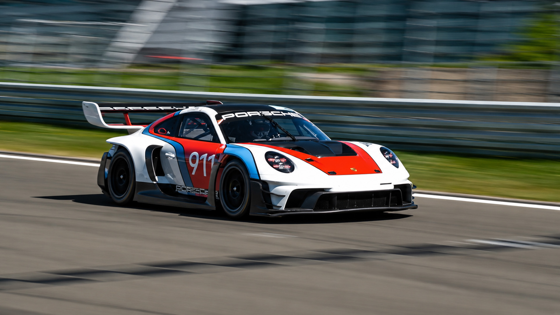 This rare Porsche 911 attacks the race track