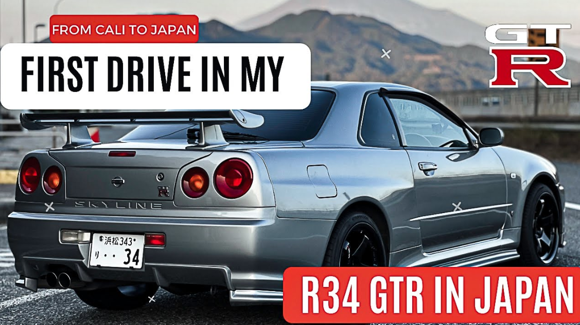Experiencing the power of an R34 GTR for the first time