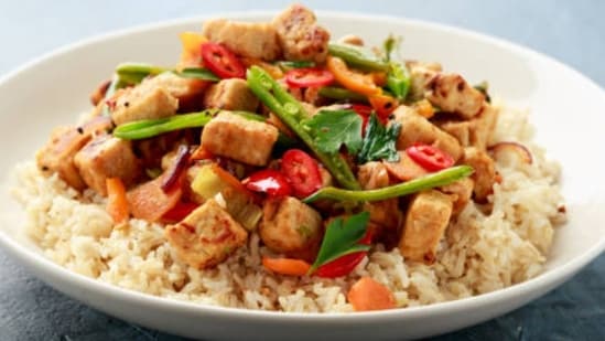 Quick tofu vegetable stir fry for a nutritious plant-based meal with ...