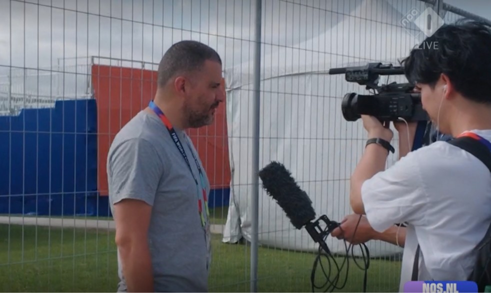 Arman Avsaroglu (NOS) zorgt voor shock op Japanse televisie
