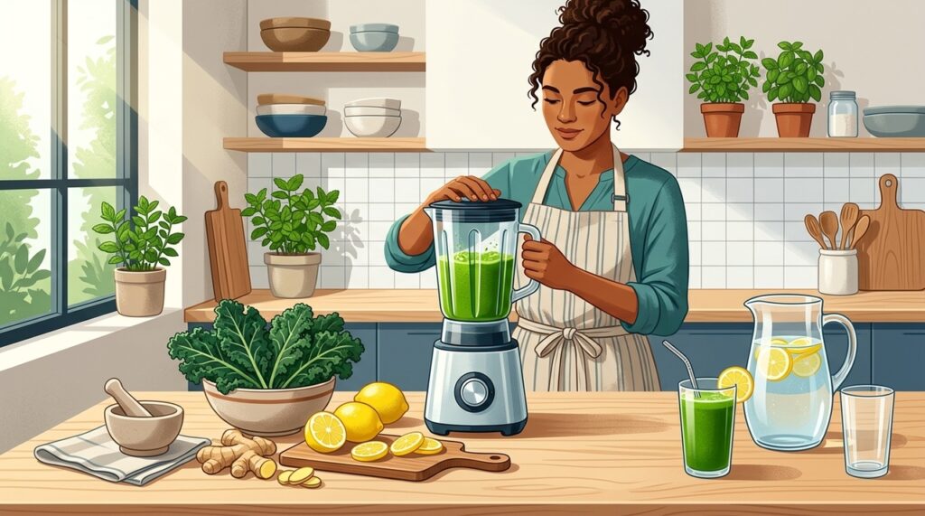 Couve, limão e gengibre: como preparar o suco verde de forma equilibrada
