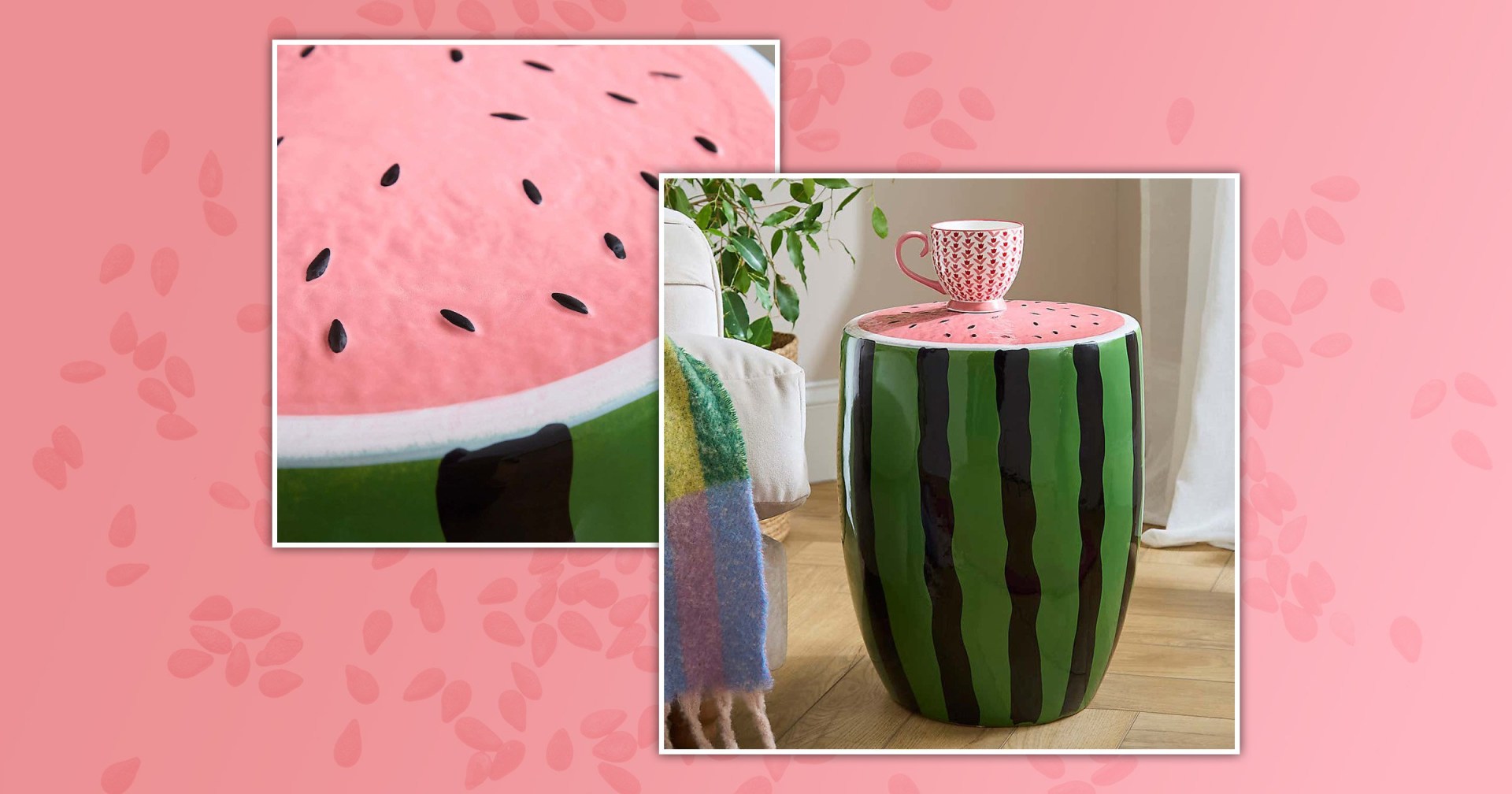 Dunelm’s watermelon side table now just £79.20 – and it’s a statement buy