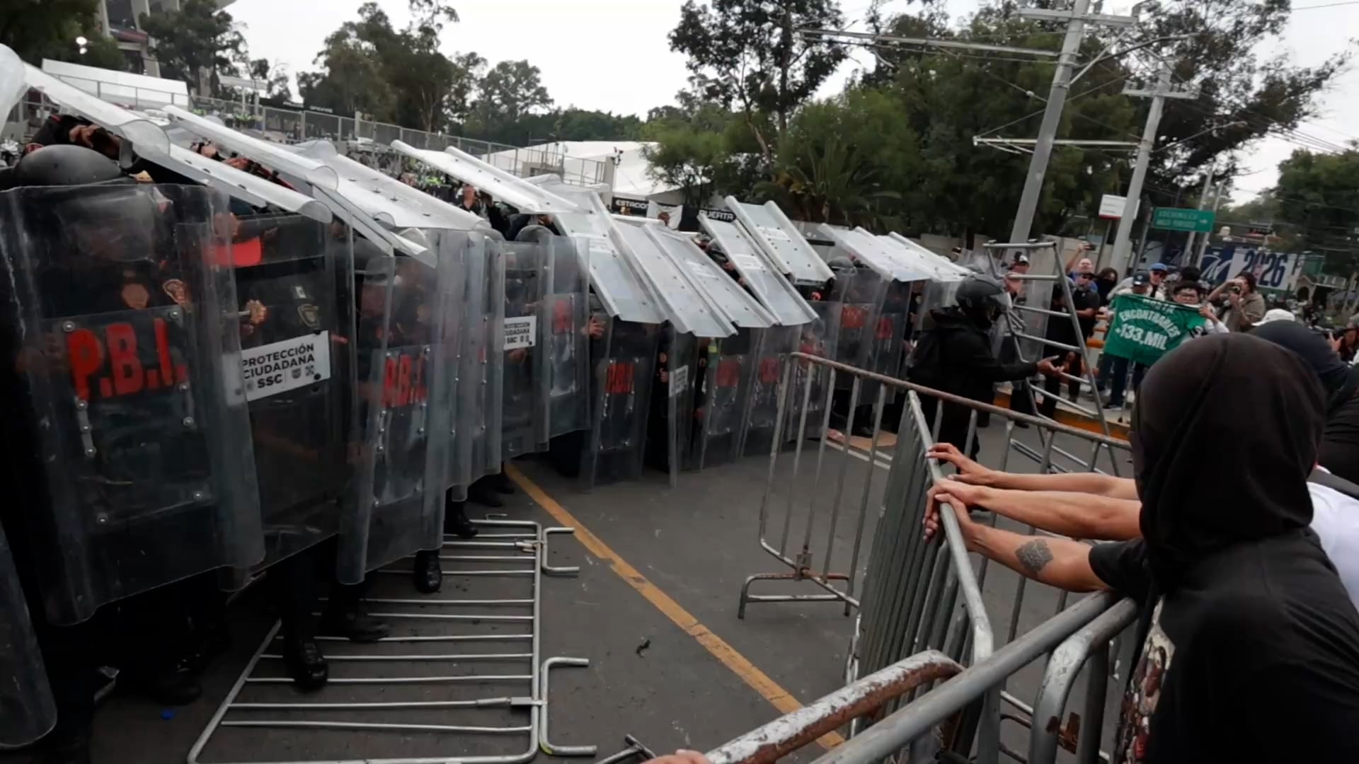 Clashes erupt near stadium before World Cup opening match