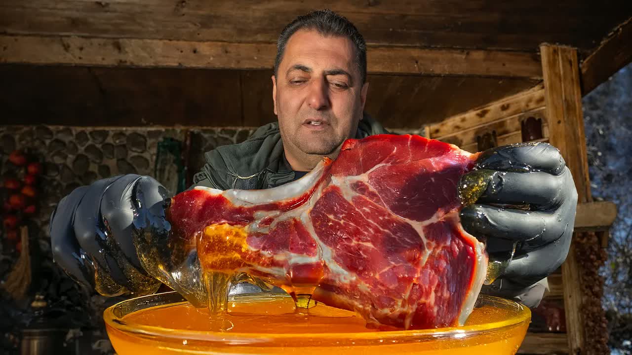 7 days in fresh honey changed this steak forever