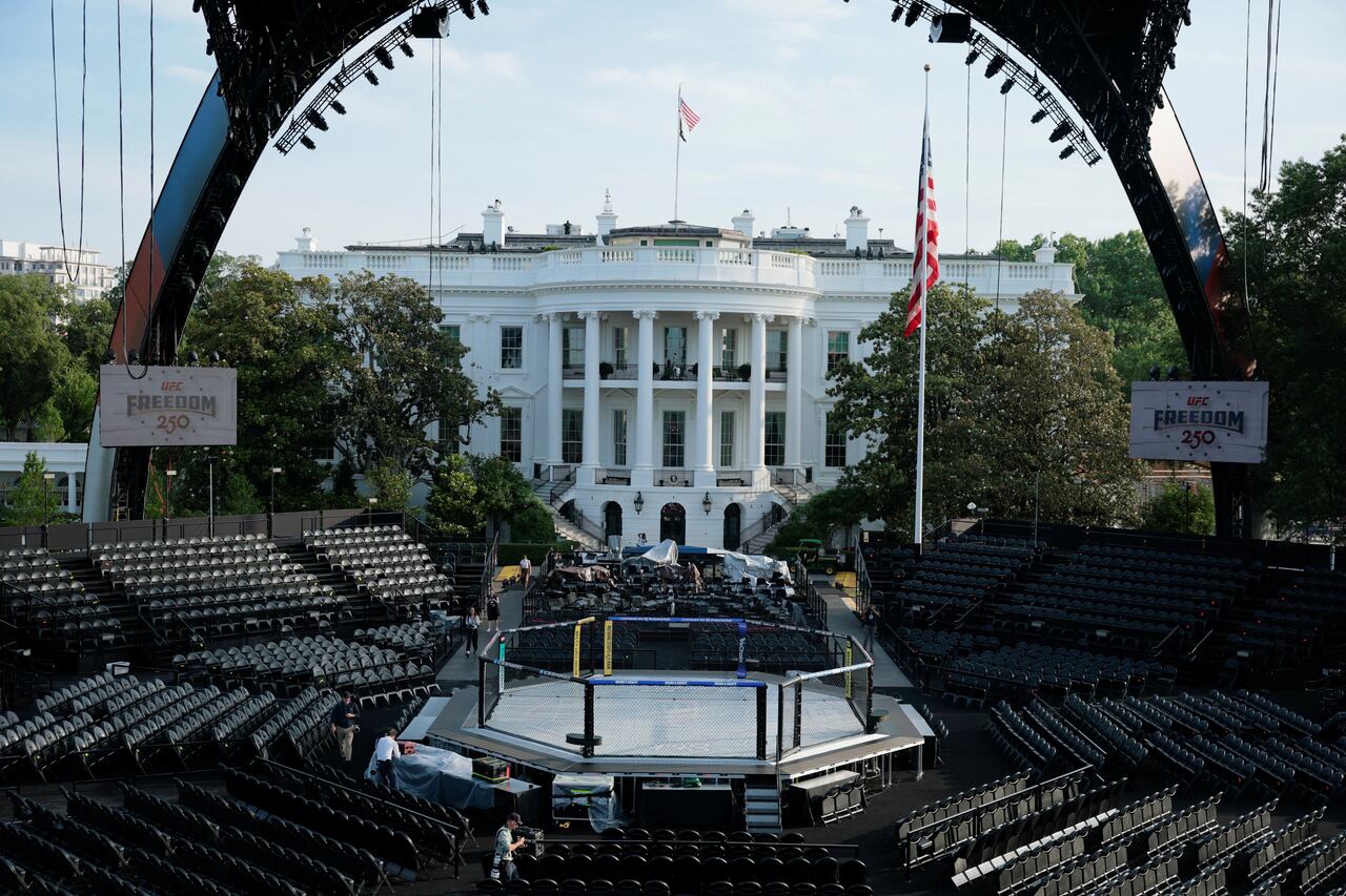 A UFC event is set to take place on the White House lawn Sunday. Here's ...