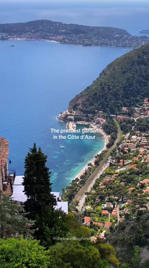A magical botanical garden above the Mediterranean
