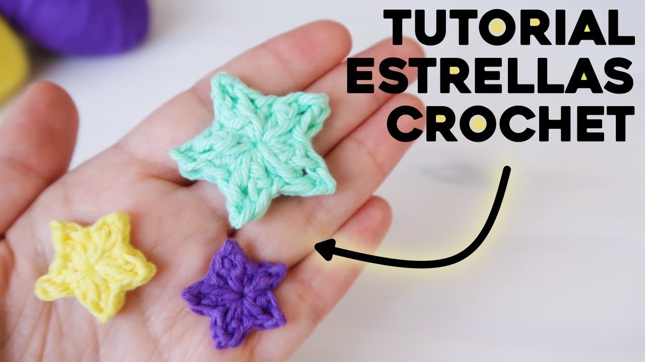 Cómo tejer estrellas a crochet fácil