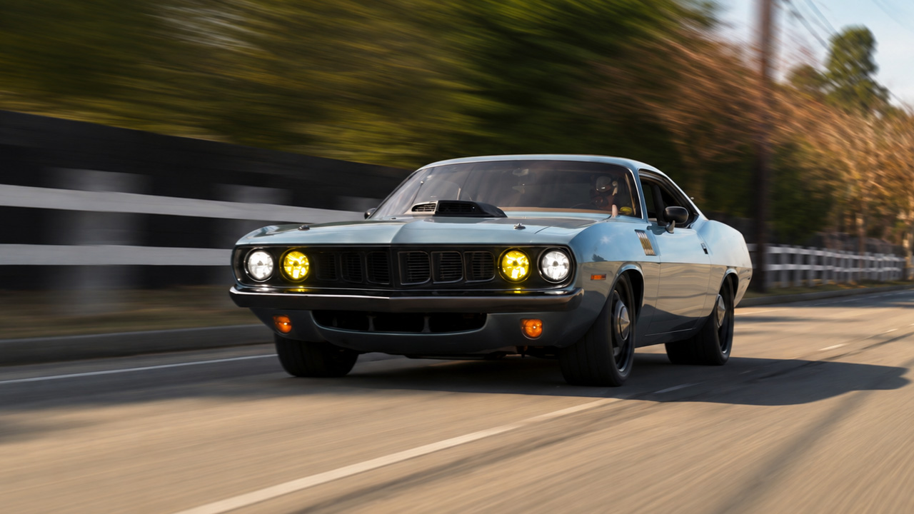 Custom vintage '71 Cuda turns into a 1000 HP masterpiece