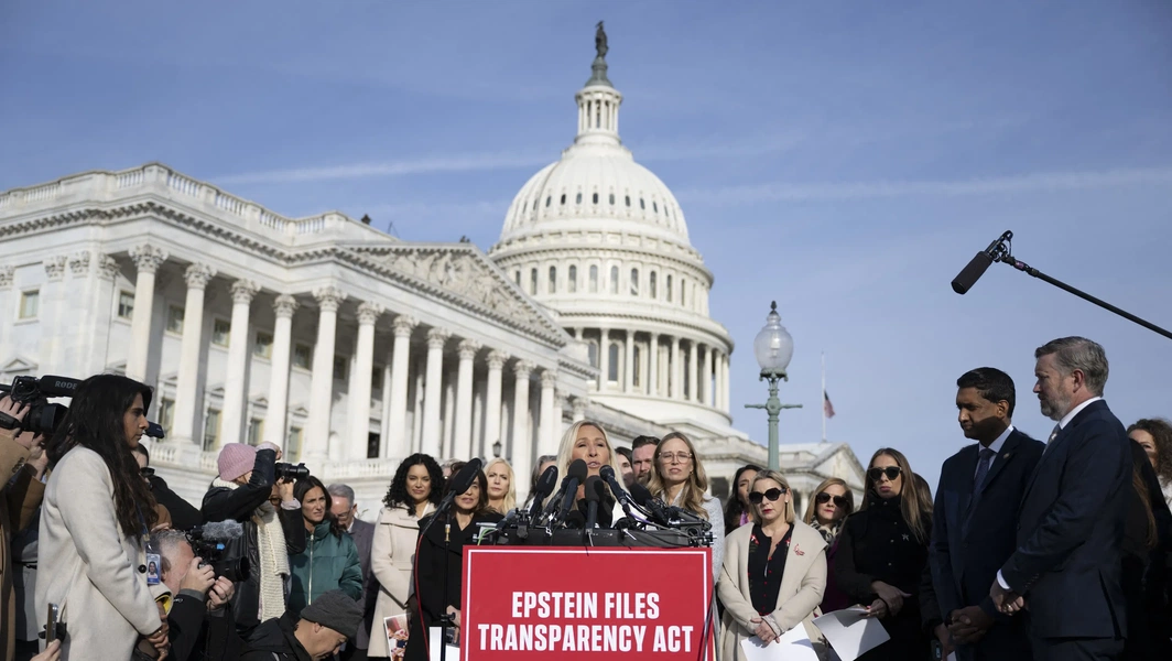Greene says Trump blocked Epstein files to protect friends