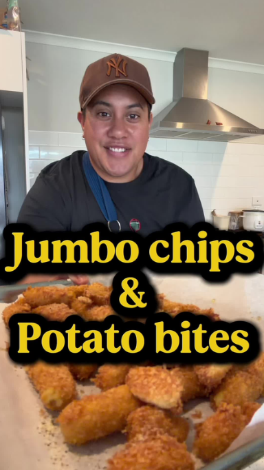 Homemade jumbo cheese chips everyone can try