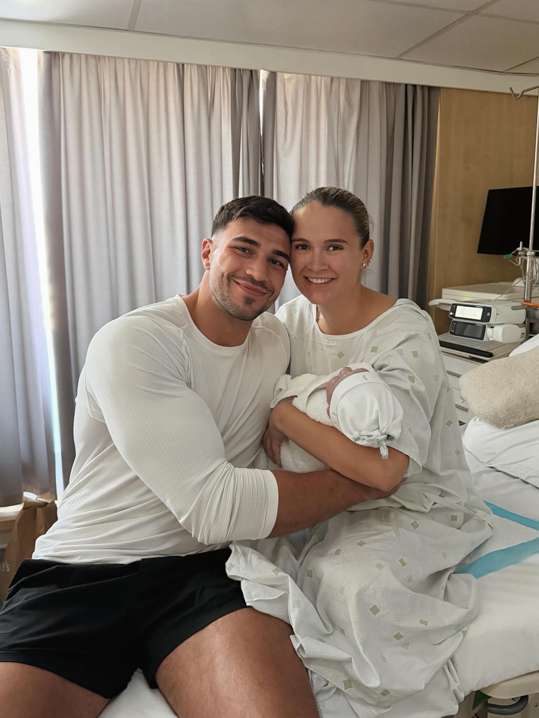 Tommy Fury reveals newborn son’s wild name on boxing shorts after Molly ...