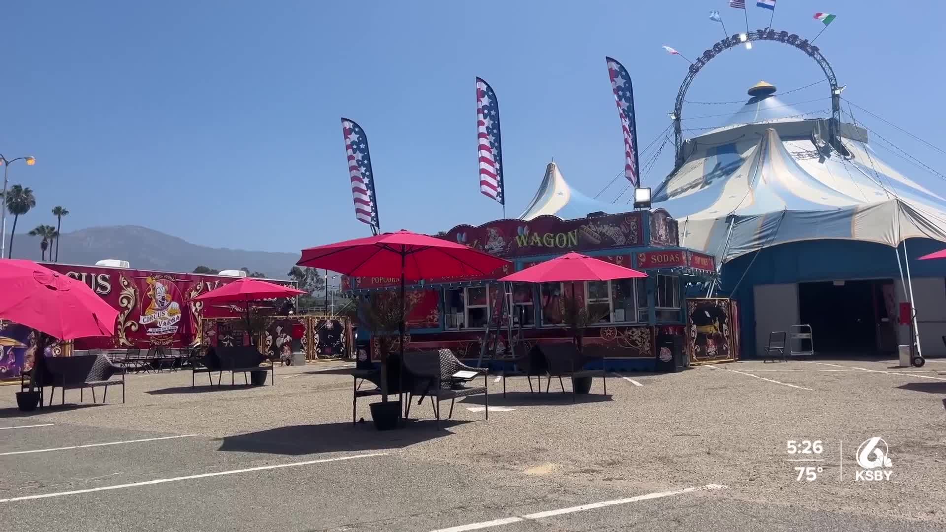 Circus Vargas performing in Santa Barbara