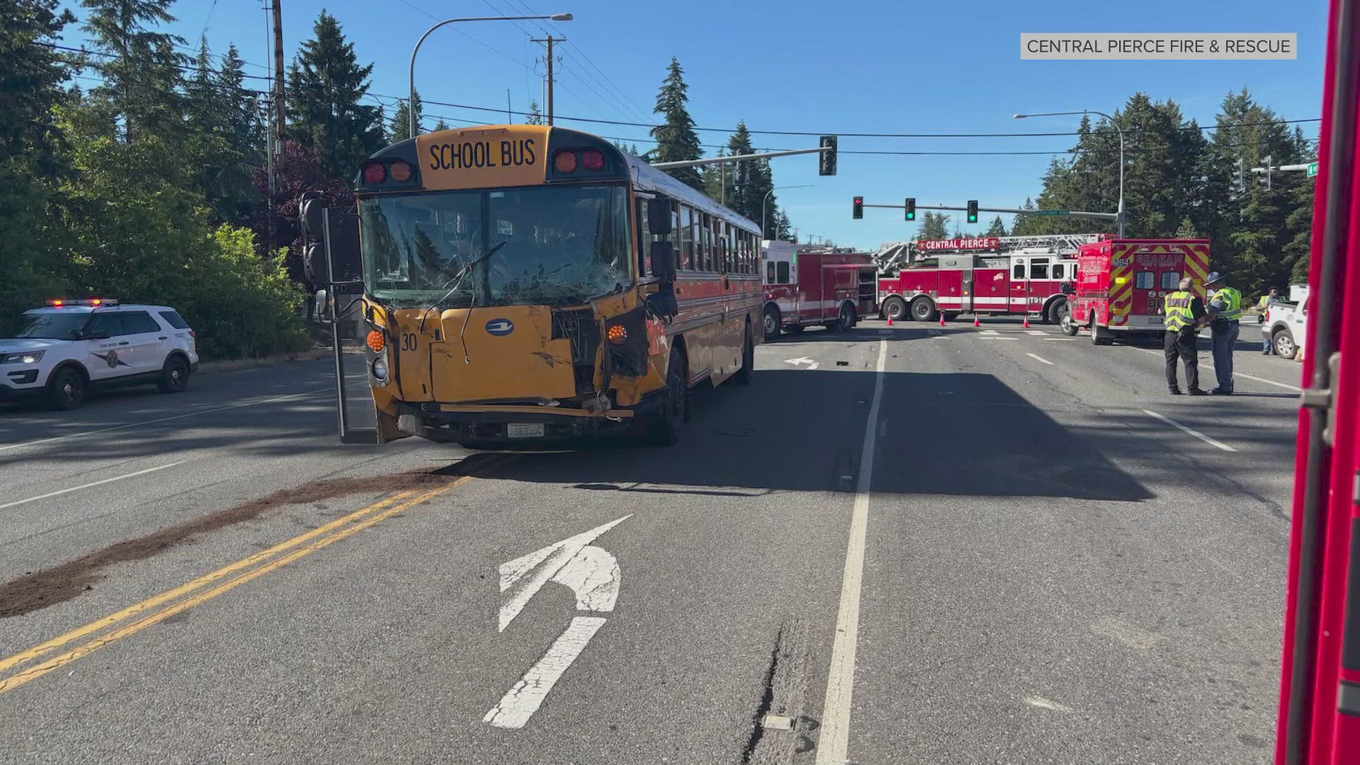 Driver dies in crash with Eatonville school bus