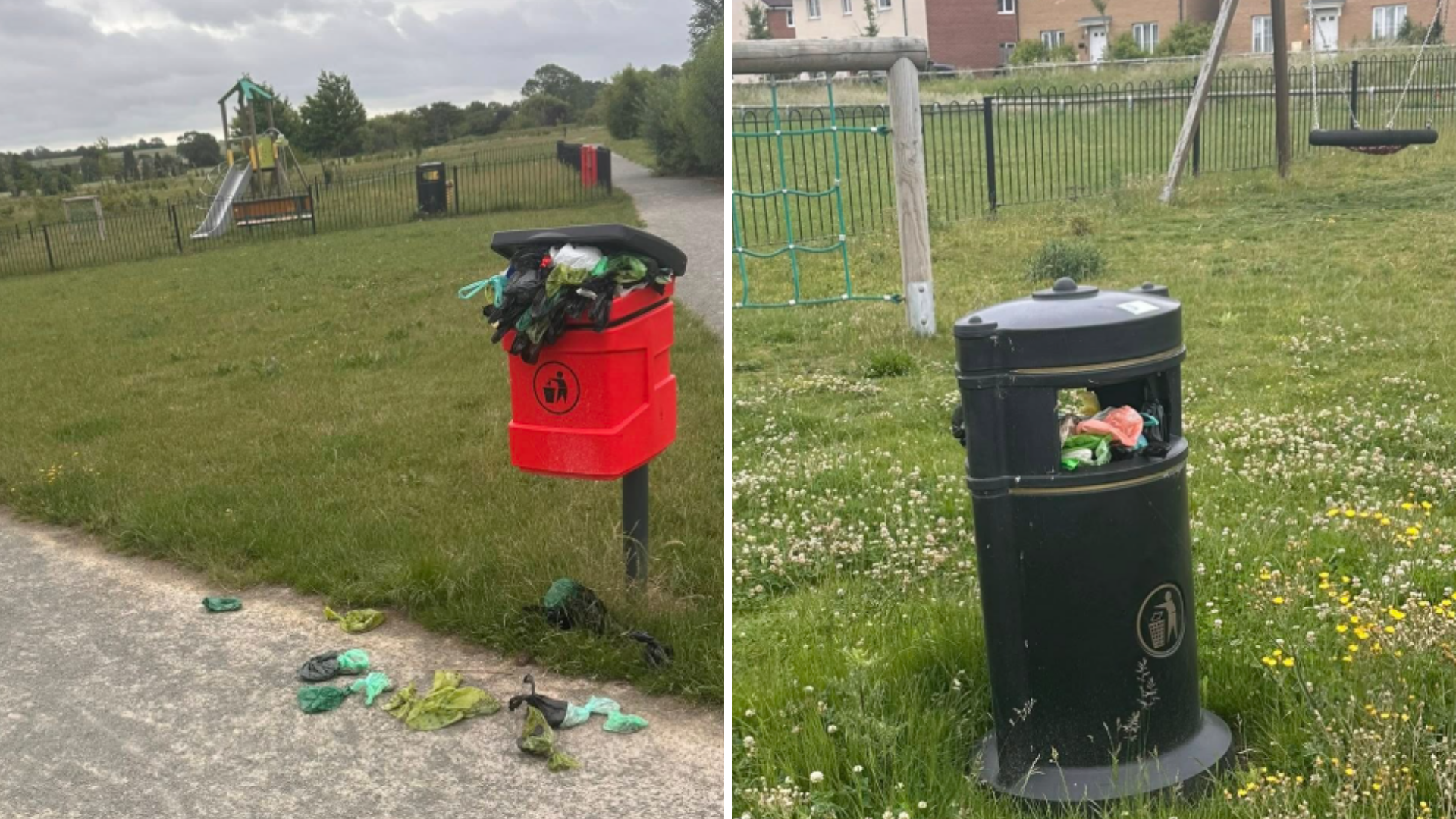 Dog poo bins not emptied for months, says resident