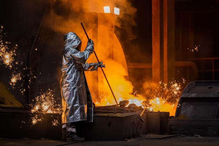IG Metall zieht mit tausend Stahlarbeitern vor Ministerium