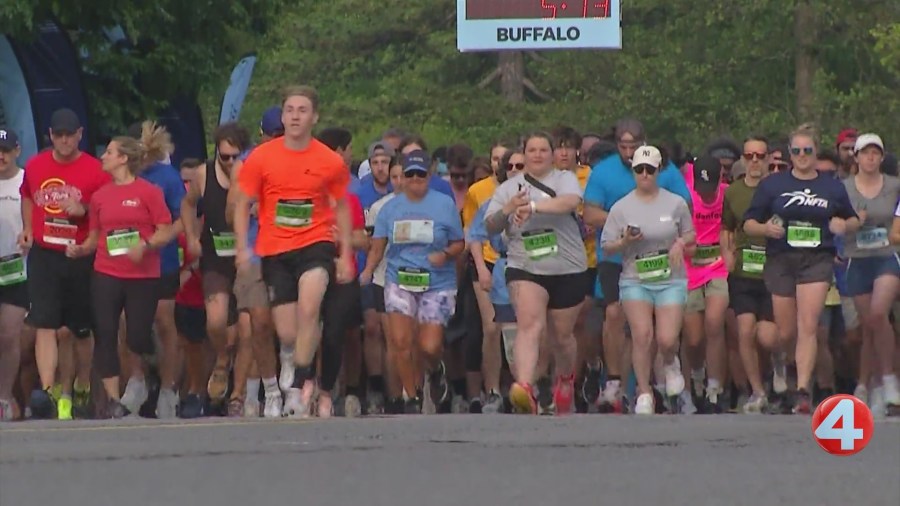 Annual JP Morgan Corporate Challenge held at Delaware Park