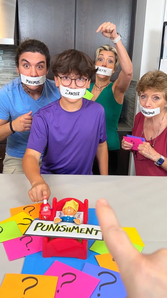 Shhh family table silence game challenge