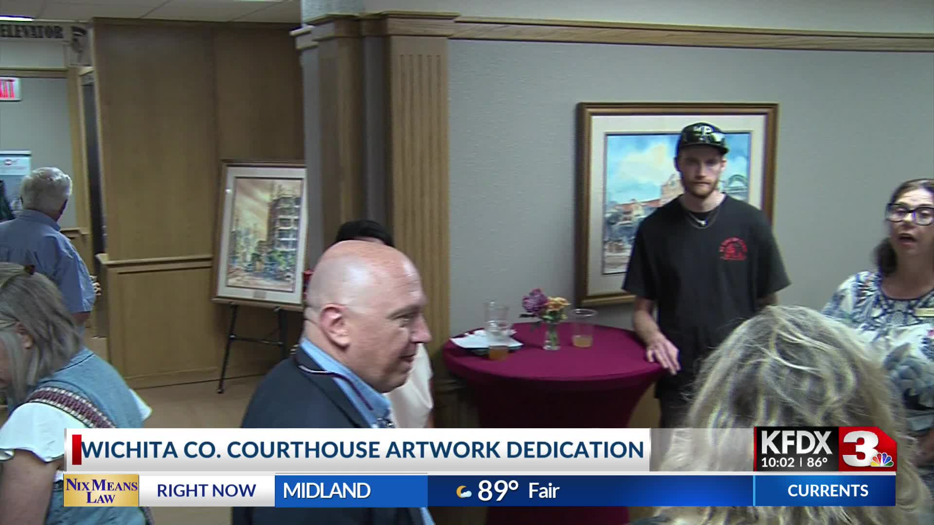 Third floor gallery dedication