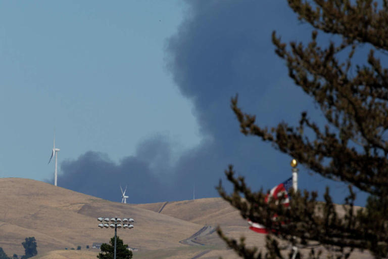 Massive Tracy warehouse fire could take four days to put out, chief says