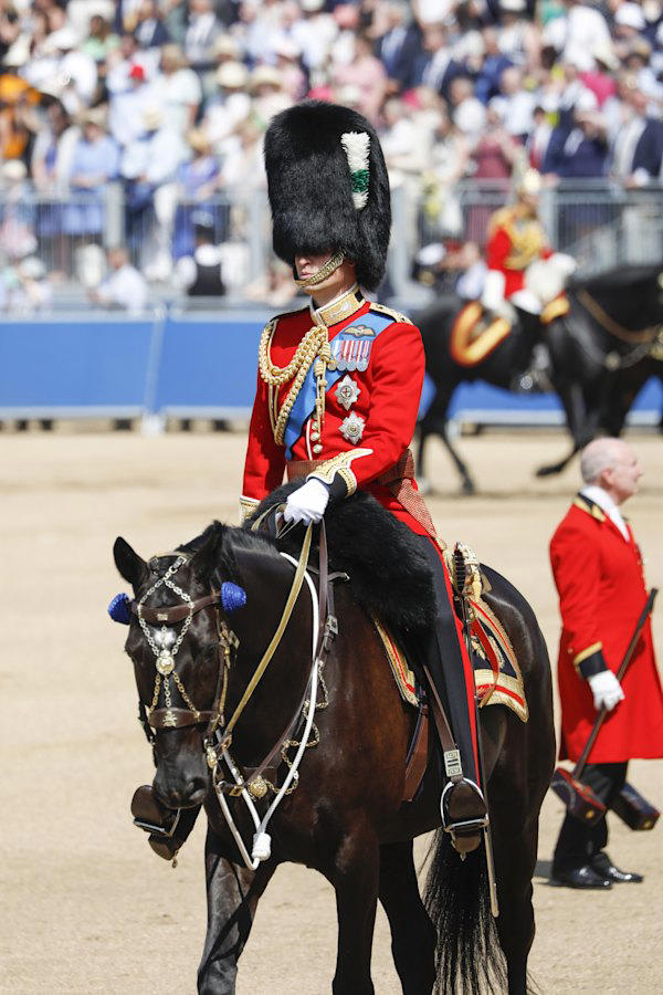 Key details spotted on Prince William's Trooping the Colour uniform ...