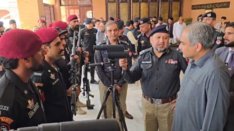 Naqvi visits KP Police headquarters, reviews security ...