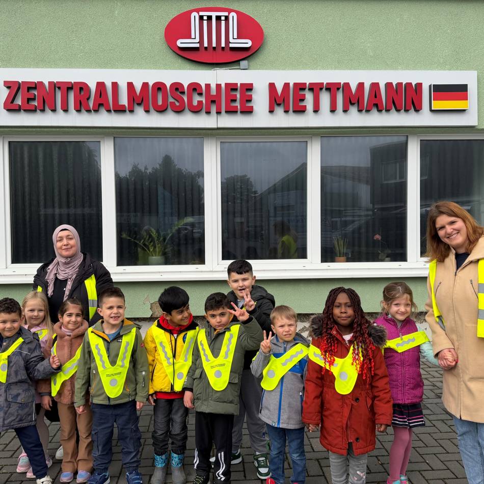 Kita-Kinder besuchen Moschee und Kirche