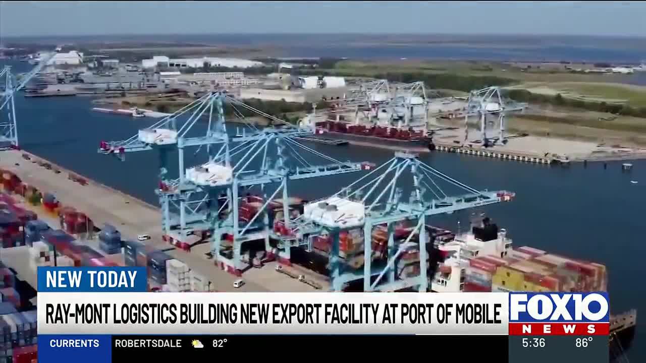 Ray-Mont Logistics building new export facility at Port of Mobile