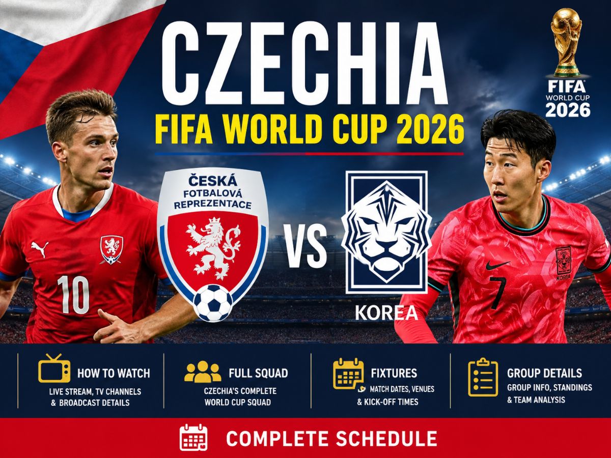 Czechia FIFA World Cup 2026: How to watch Czechia vs South Korea live ...