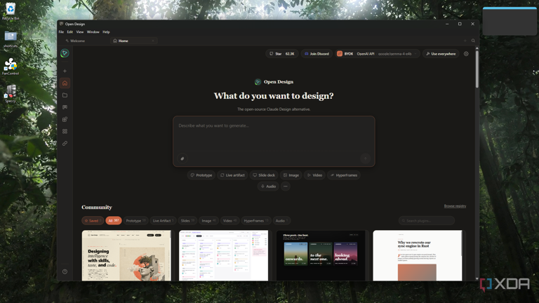 I built a portfolio website using Claude Design's open-source ...