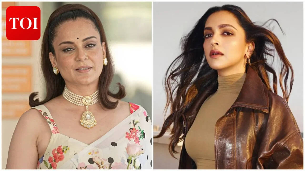 Kangana Ranaut gives a rare shoutout to Deepika Padukone slamming ...