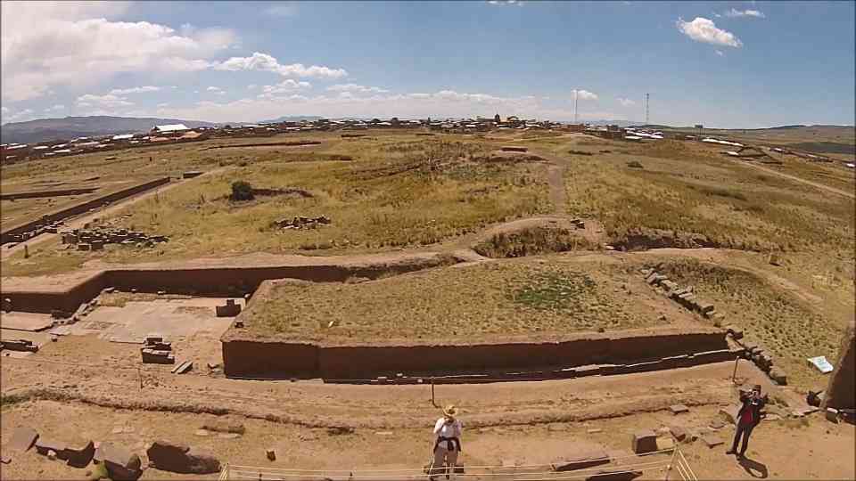 Quadcopter exploration of ancient Tiwanaku in Bolivia