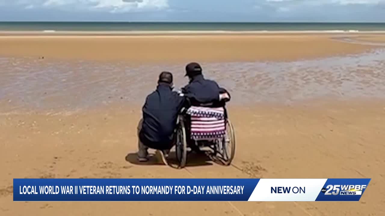 Local WWII veteran returns to Normandy 82 years after D-Day