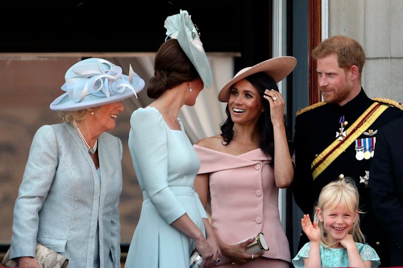 Queen's great-granddaughter resorts to covering mouth of chatterbox ...