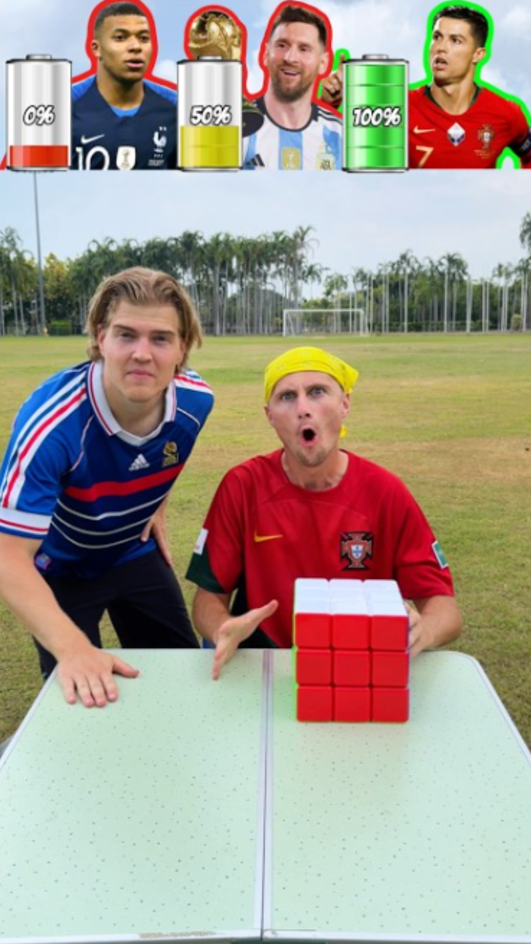 Rubik’s Cube challenge tested against football player speed