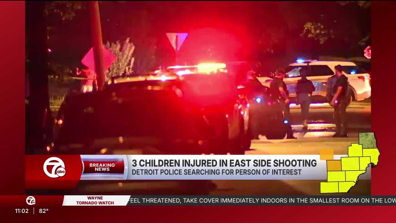 Teen shot, 2 other children injured after shooting in Detroit