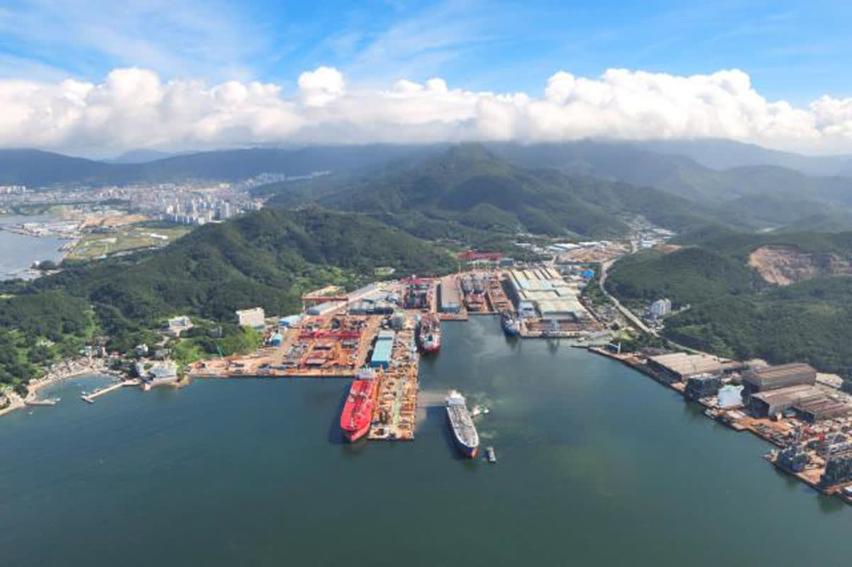 케이조선, 중형조선소 최초 美 CMMC 인증…MRO 진출 본격화