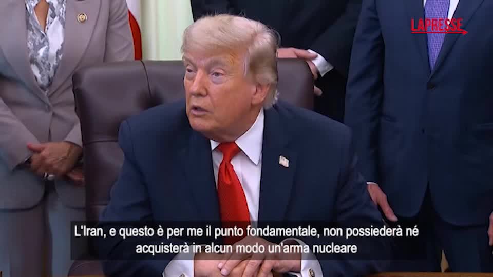 Iran, Trump annuncia l'accordo: "Teheran non avrà armi nucleari, presto ...