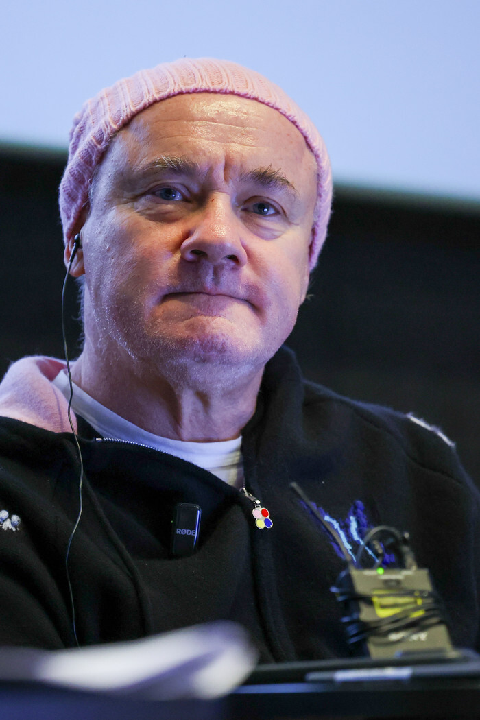 British artist Damien Hirst in Seoul