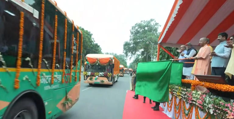 Noida, Greater Noida get new electric bus links to Jewar Airport