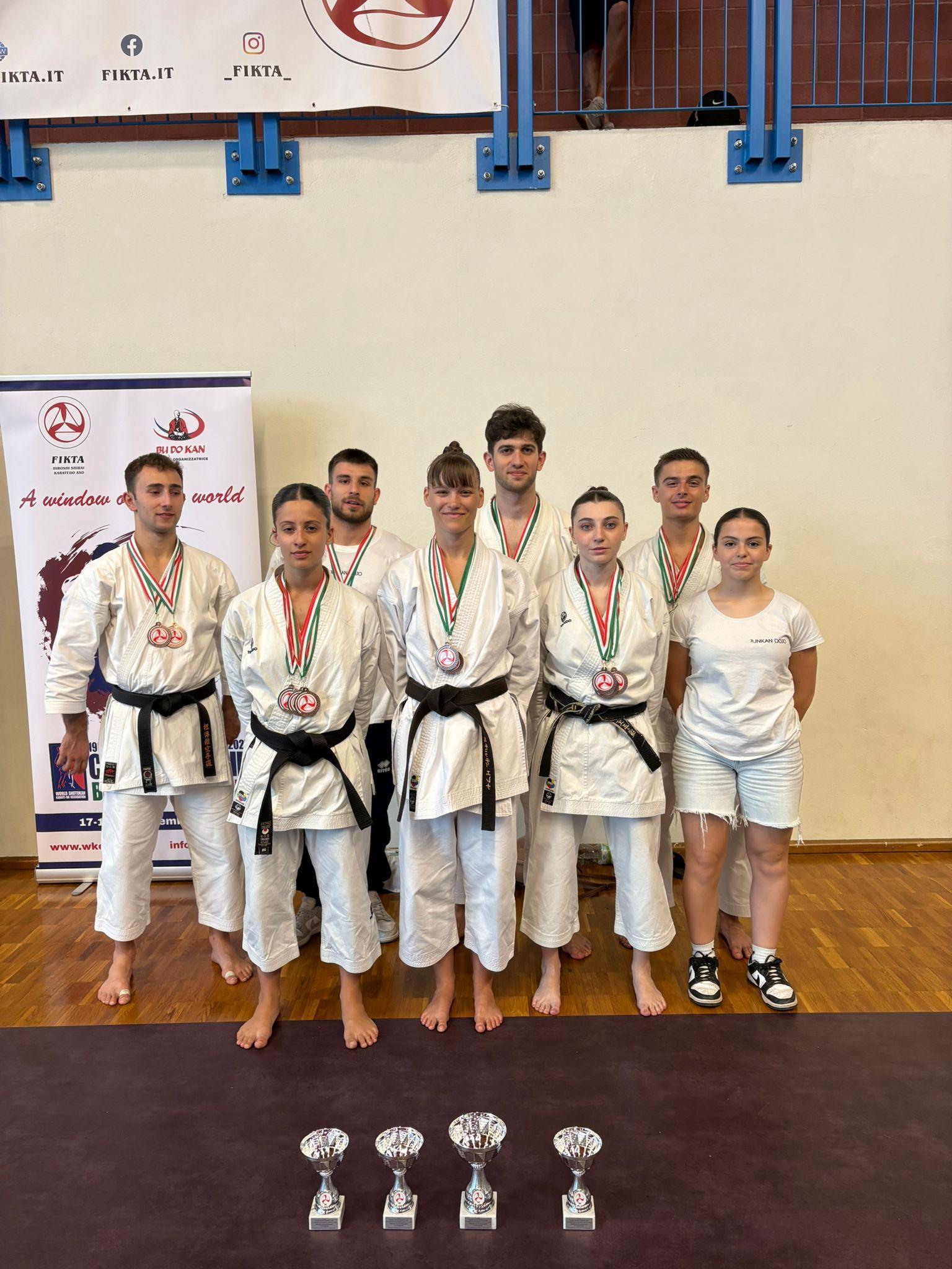 Junkan Dojo al top nei nazionali Fikta. Con Bindi e Ricciardi impresa ...