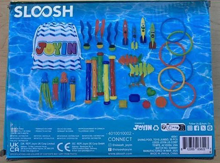 More than 250,000 pool toys recalled over potential impalement hazard ...