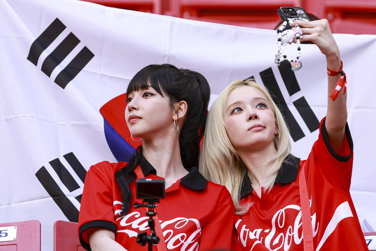 Karina and Winter of aespa bring star power to South Korea’s World Cup win