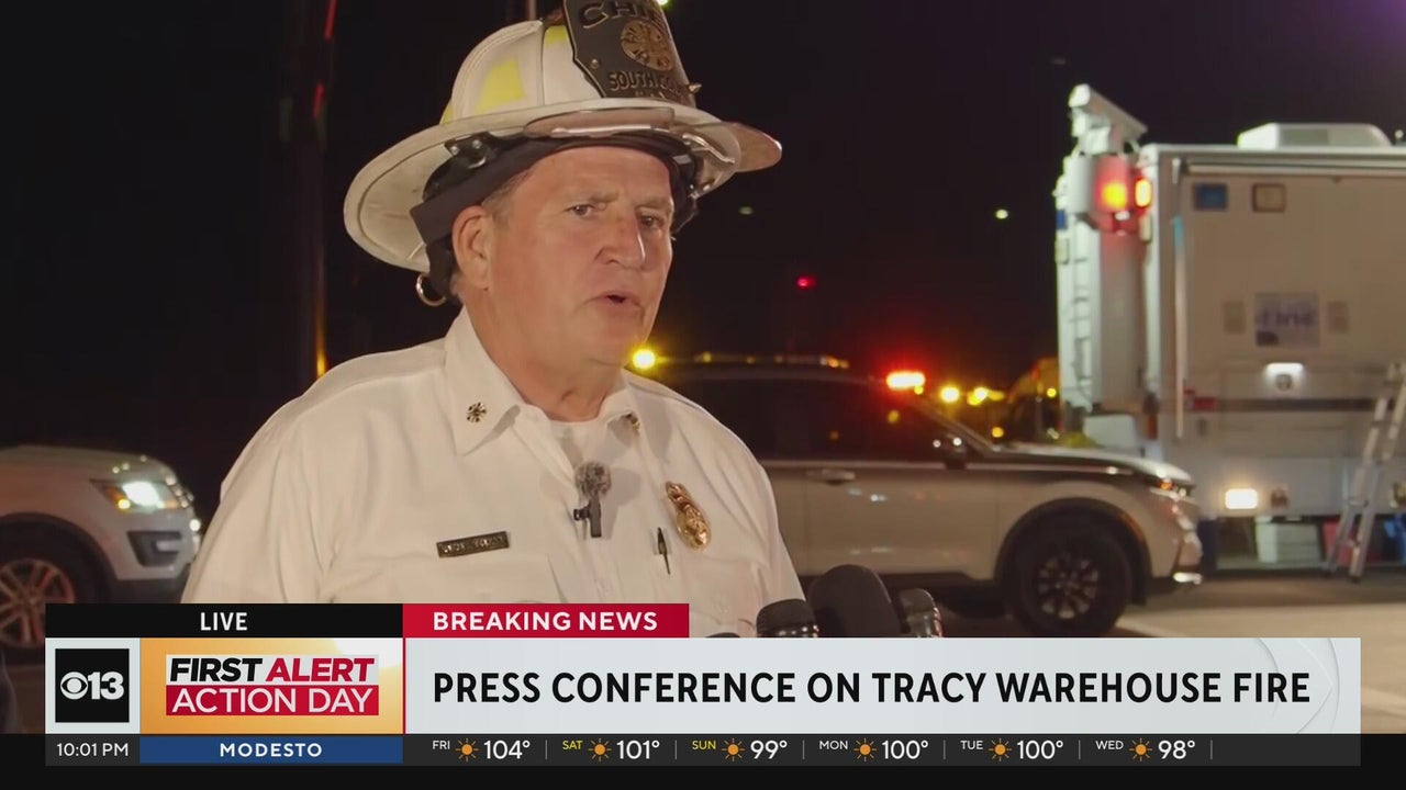 Latest on massive fire that destroyed Tracy warehouse