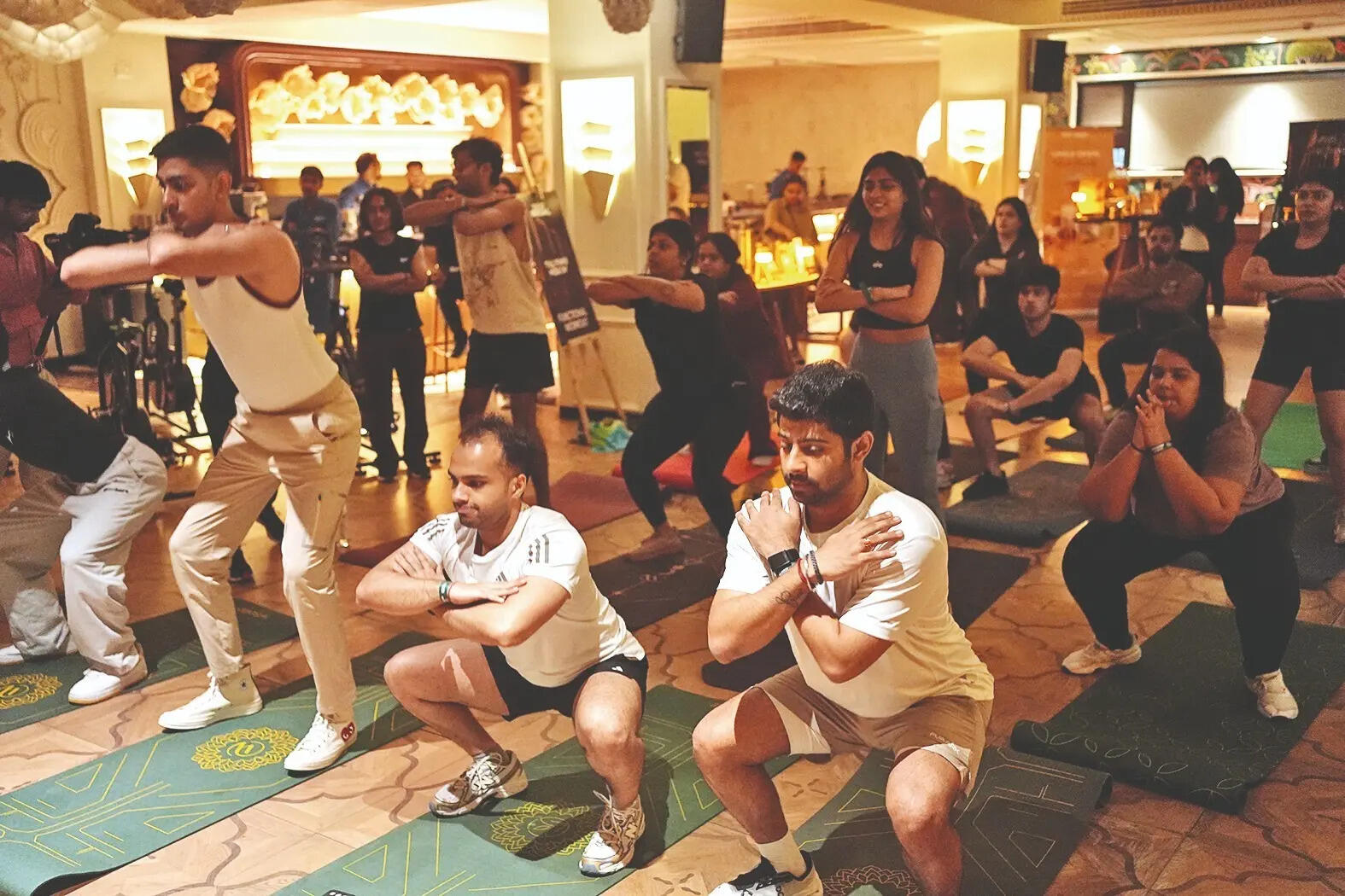Socialise & party, all while working out