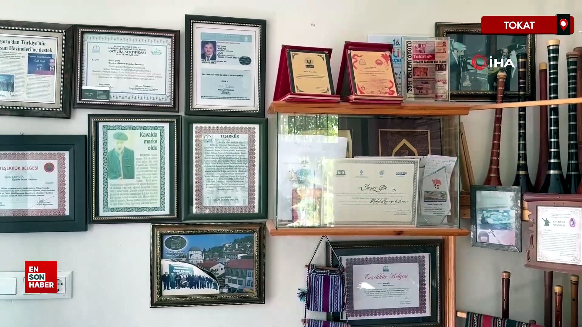 Tokatlı kaval ustası 86 yıllık aile geleneğini sürdürüyor