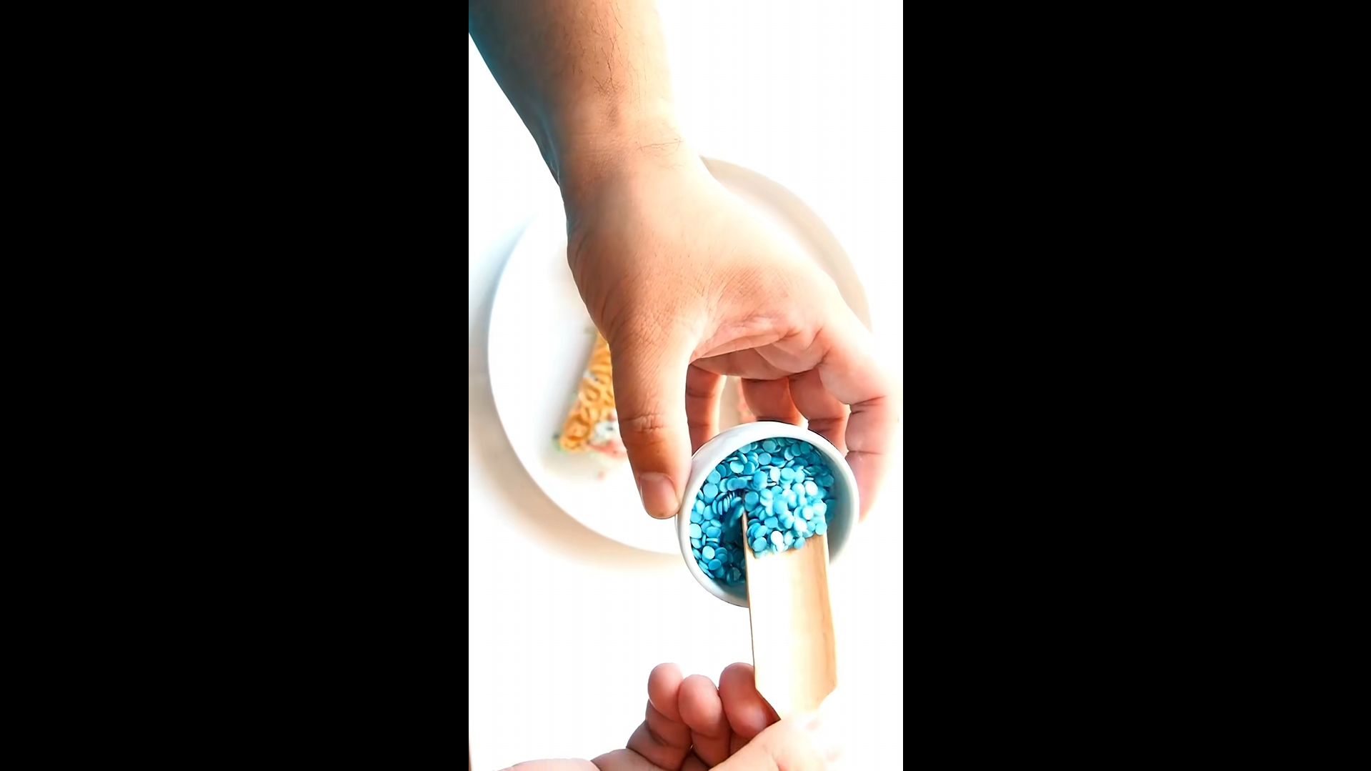 Easy choco taco with mint chip ice cream
