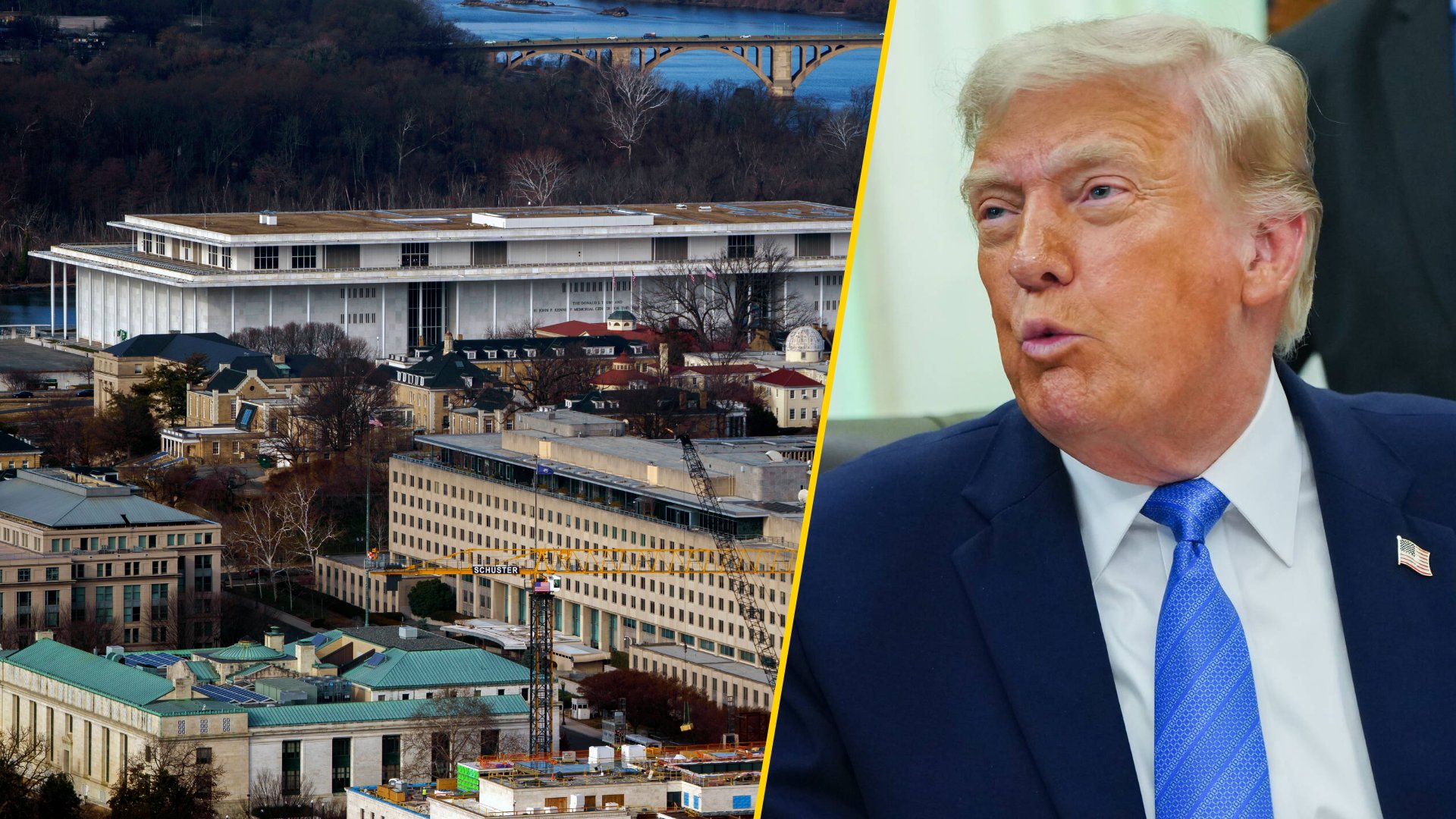 Spór o nazwisko Donalda Trumpa na budynku. Artyści są oburzeni ...